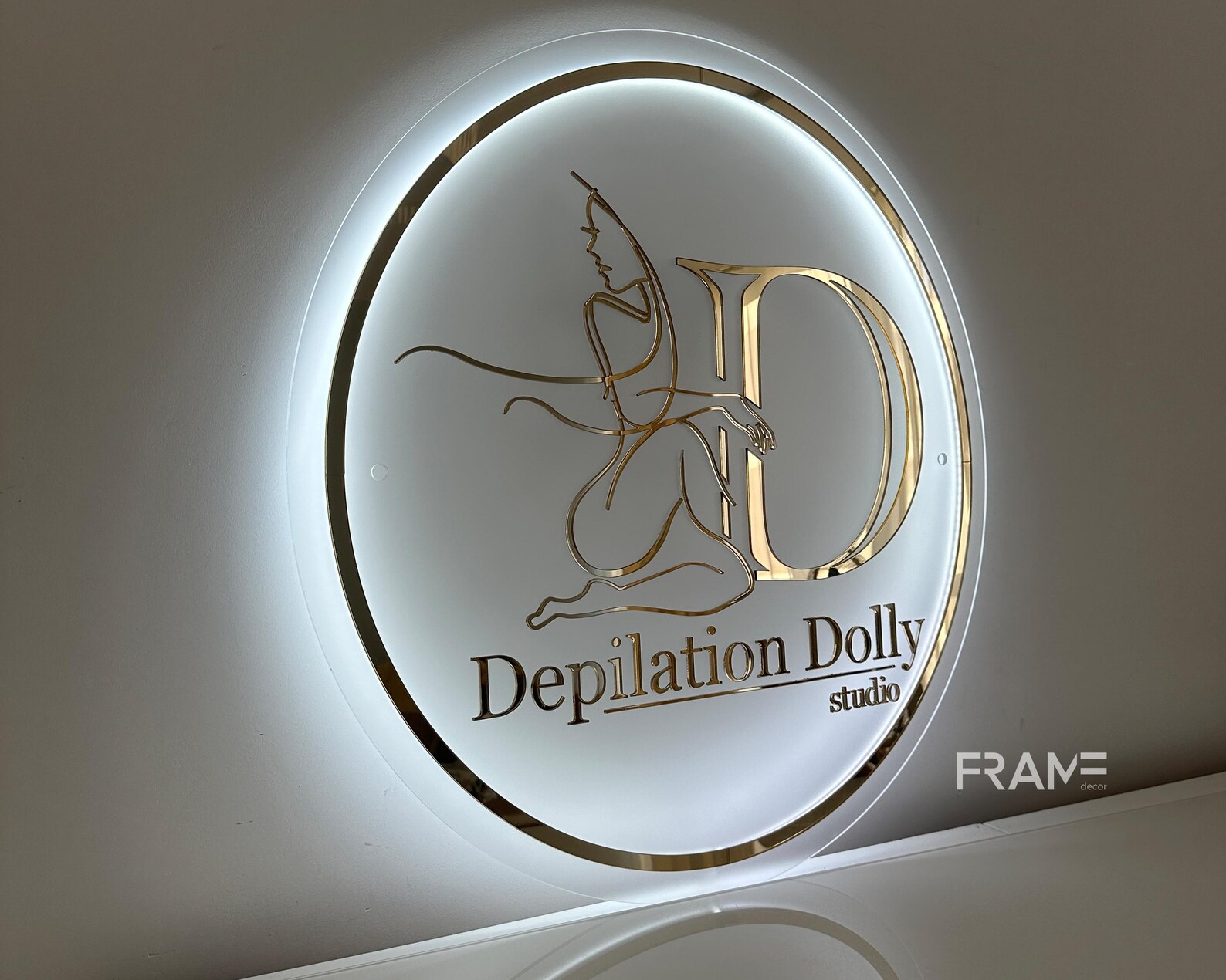 Backlit Company Logo, Custom Acrylic Logo Sign, Neon Business Sign ...