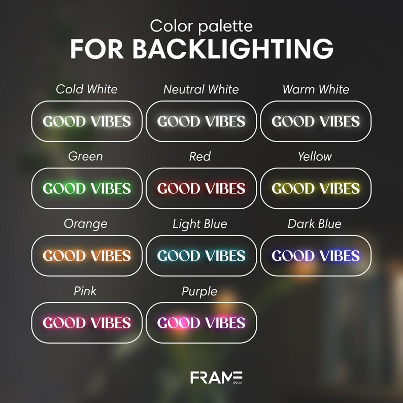 Custom LED Business Sign, Personalized Lighted Logo Wall Sign for Beauty Studio, Salon, Clinic ...