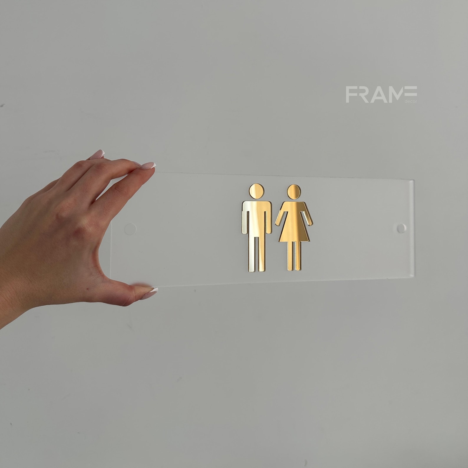 Modern Acrylic Staff Door Sign for Office or Clinic, Professional Wall ...
