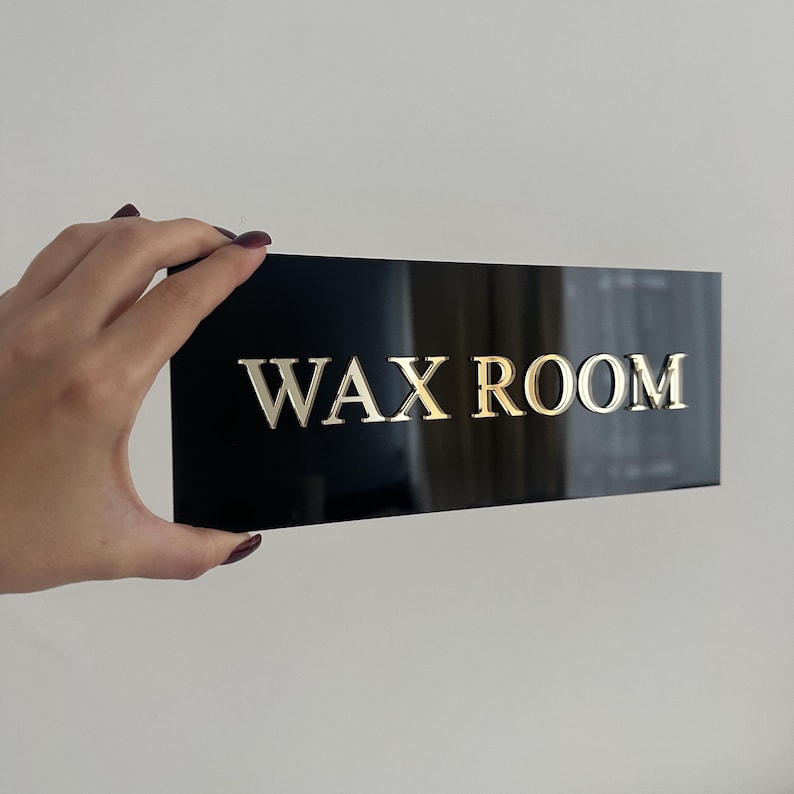 Acrylic Door Sign With Custom Text, Personalized Acrylic Name Plate - Etsy