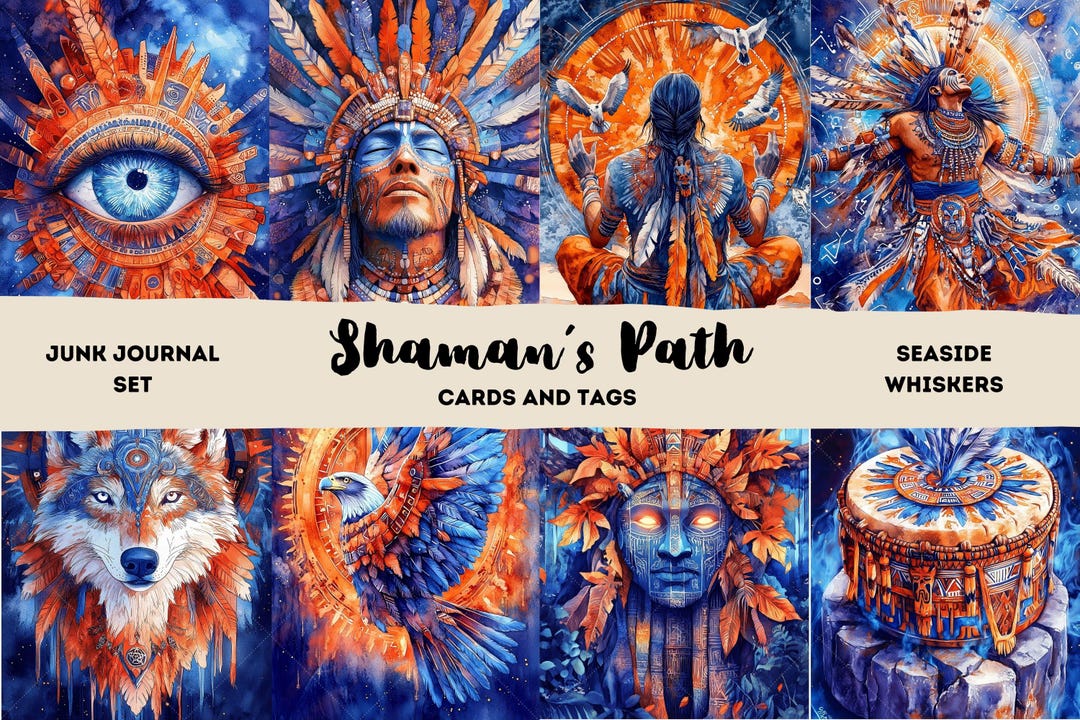 Shaman’s Path – Shamanic Junk Journal Printable Kit, Ritual Ephemera ...