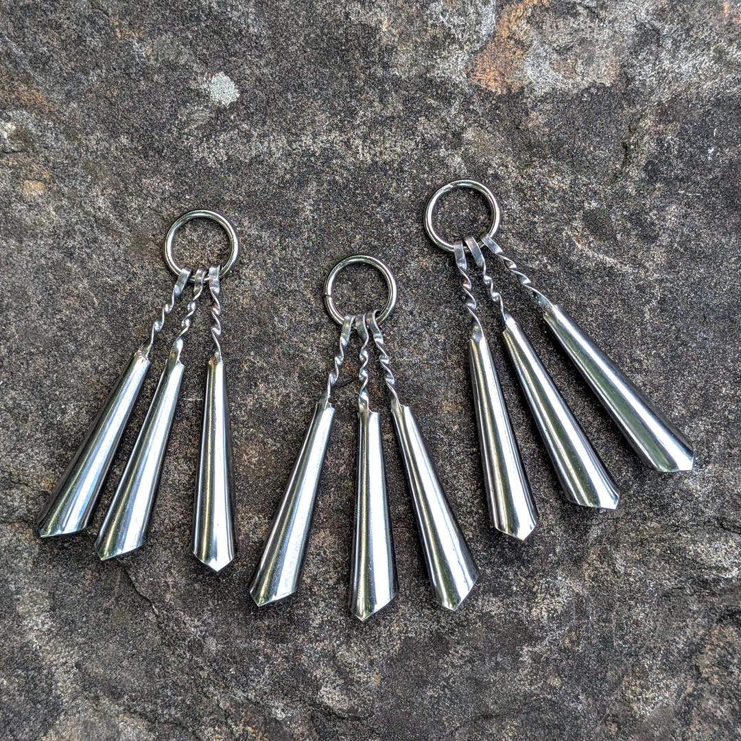 Mongolian 3" Shaman Bell 3 Set | Shiny Steel Bells for Drums and Shaman ...