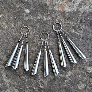 Mongolian 3" Shaman Bell 3 Set | Shiny Steel Bells for Drums and Shaman ...