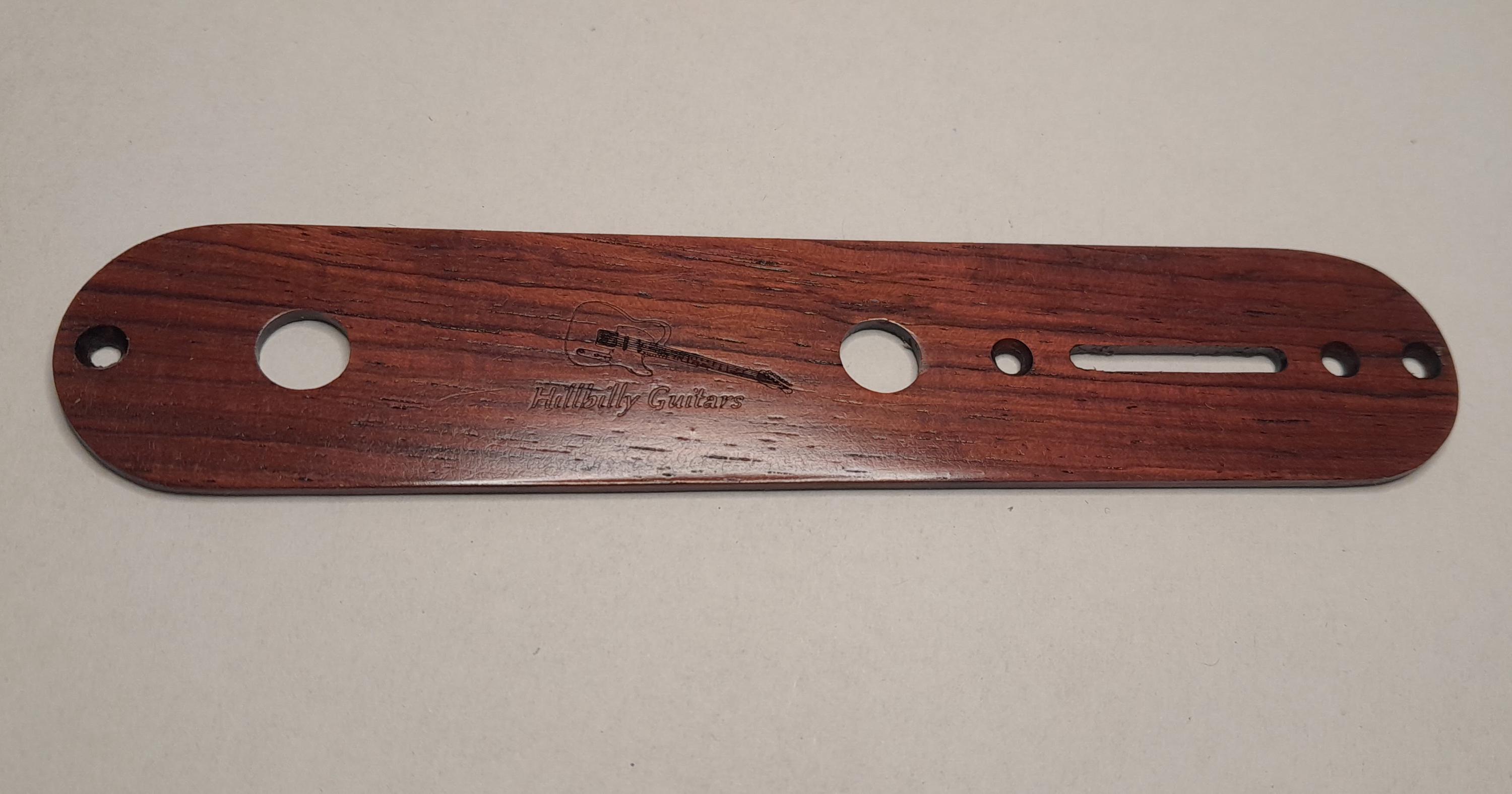 Fender Telecaster Custom Control Plate, Made From Belize Rosewood - Etsy