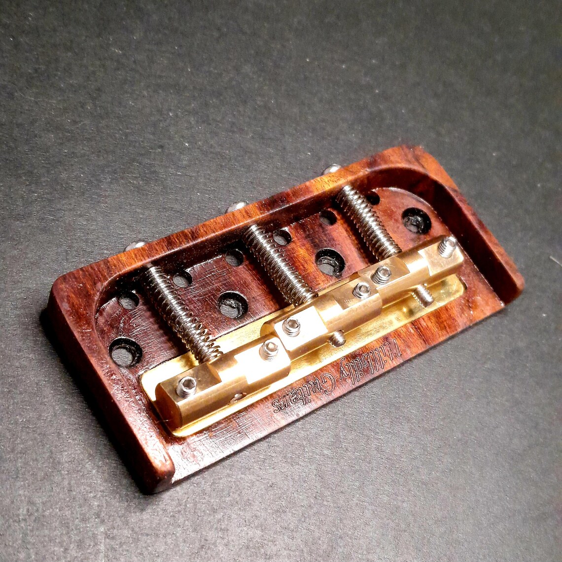 Hillbilly Guitars Telecaster Short Bridge Carbon Fiber & Black ...
