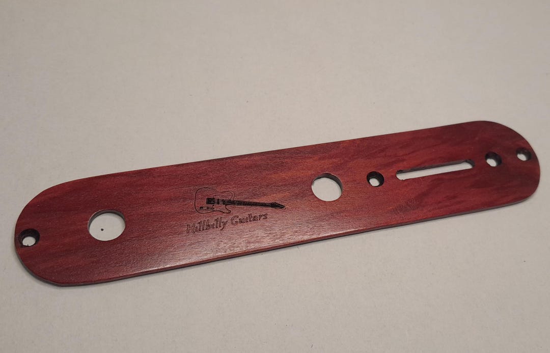 Fender Telecaster Custom Control Plate, Made From Belize Bloodwood - Etsy