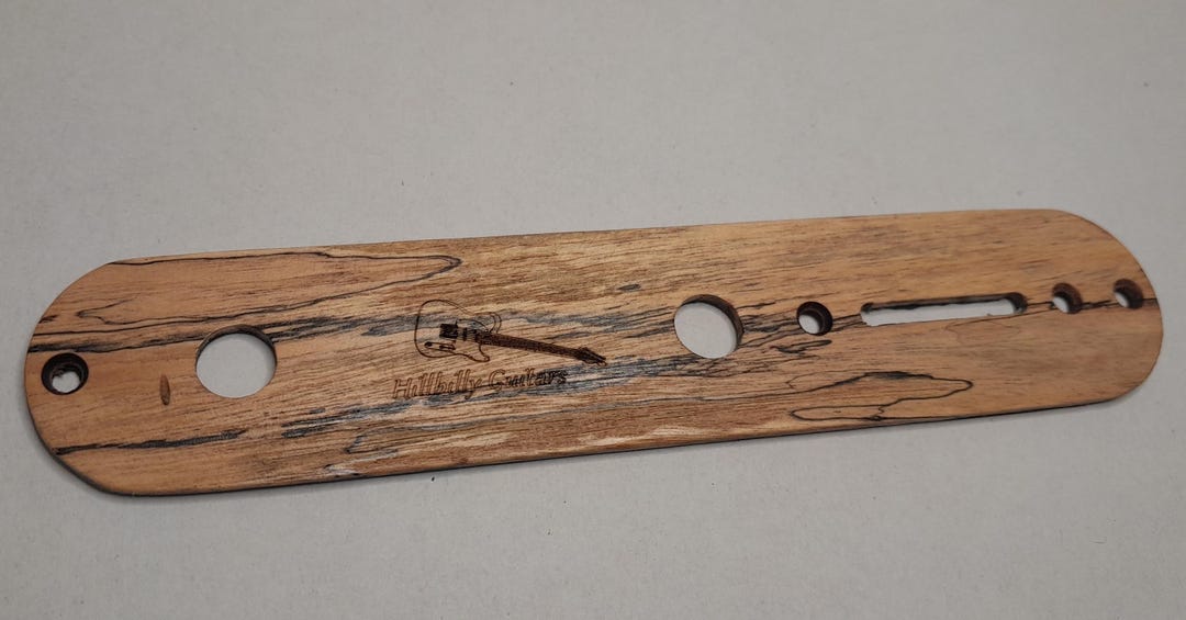 Fender Telecaster Custom Control Plate, Made From Belize Cabbage Bark ...