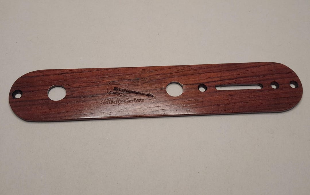 Fender Telecaster Custom Control Plate, Made From Belize Rosewood - Etsy