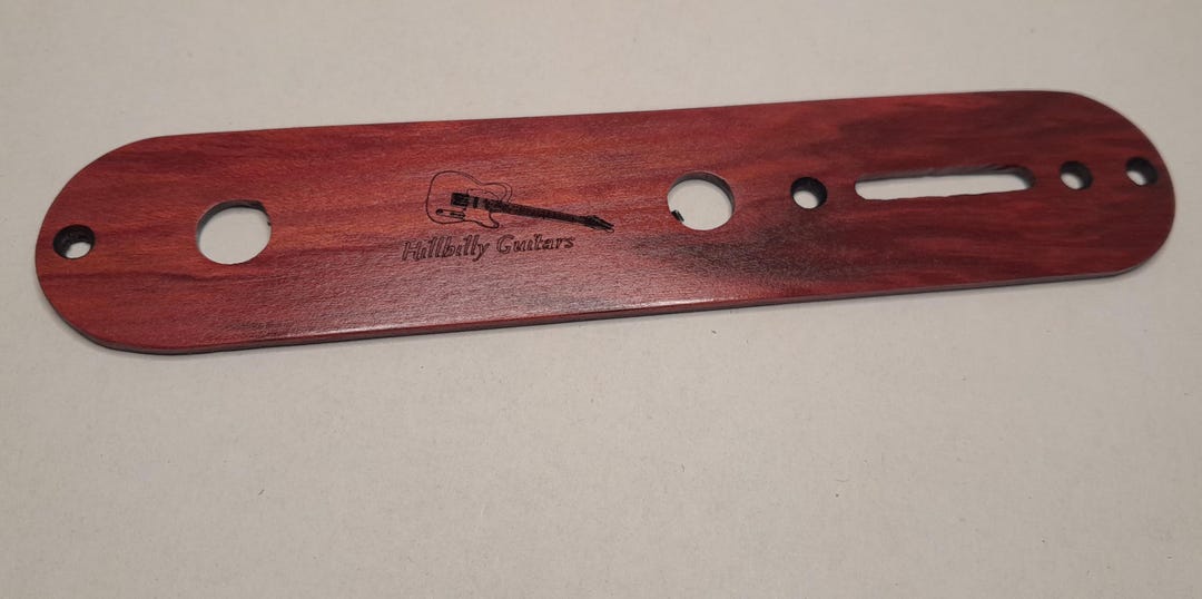 Fender Telecaster Custom Control Plate, Made From Belize Bloodwood - Etsy