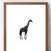 Giraffe Ink Texture Print Black and White PRINTABLE Nursery - Etsy