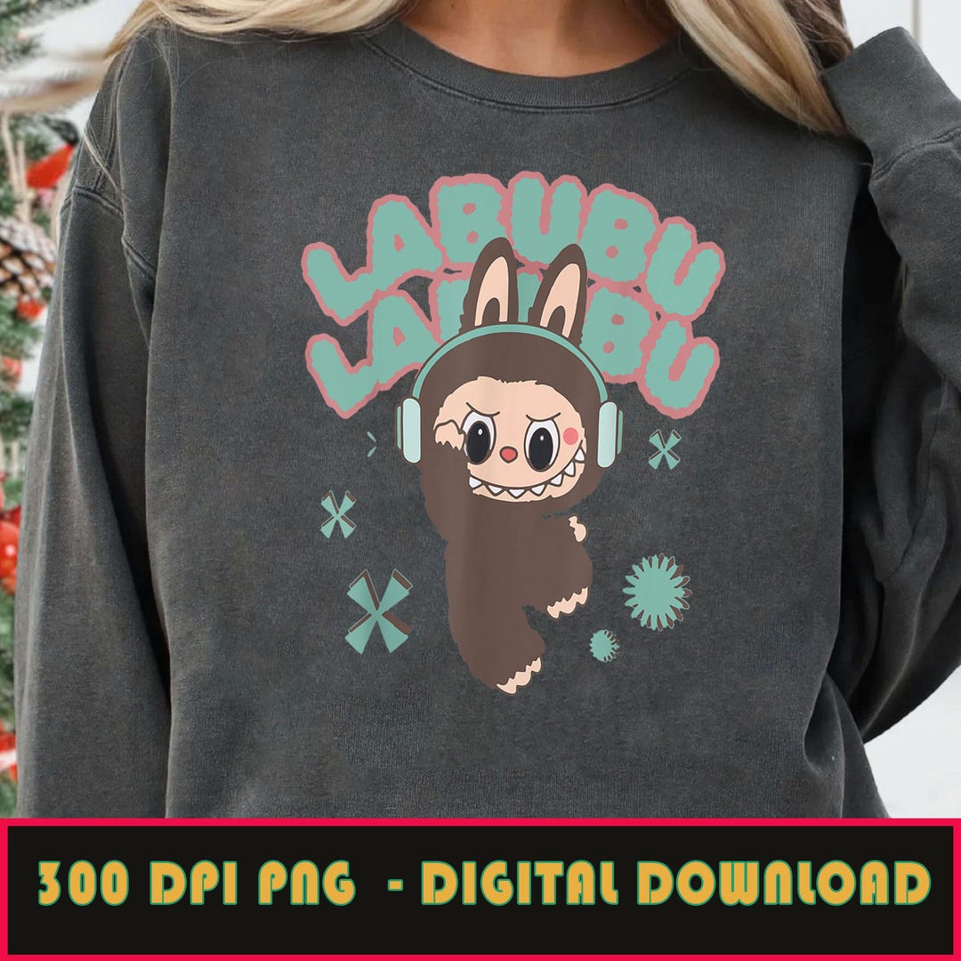 Cute Labubu Funny the Monsters Pink Meme Birthday Girl PNG, Monster La ...