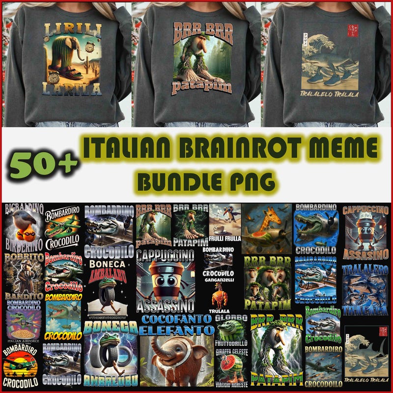 Brainrot Shirts - Etsy