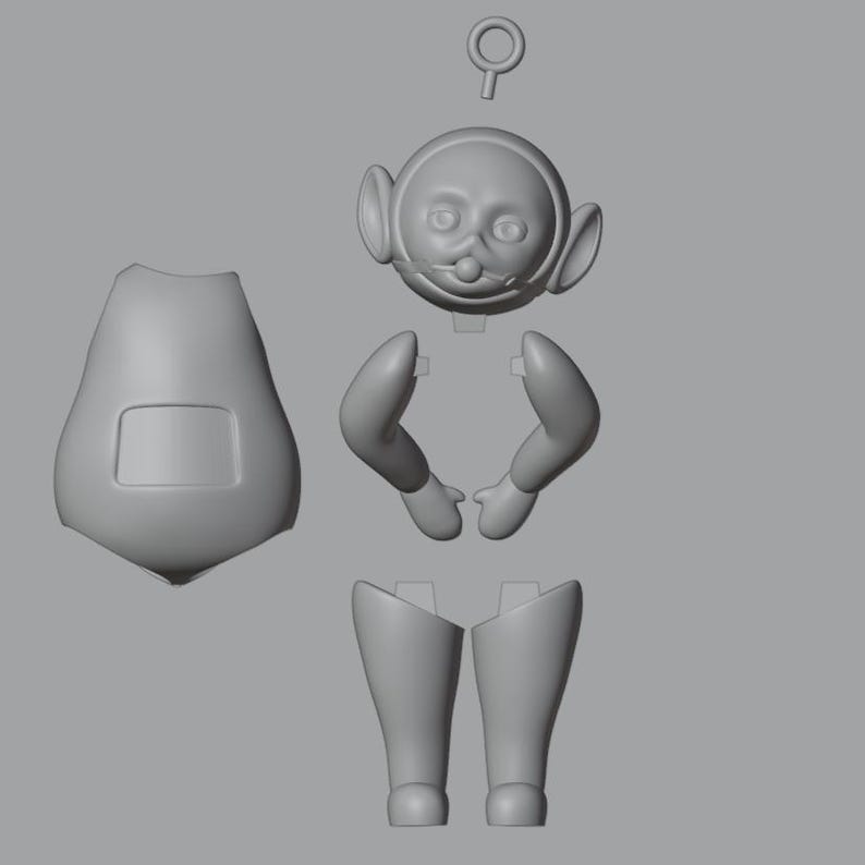 Stl-file Teletubbies Po, 3d Printing - Etsy