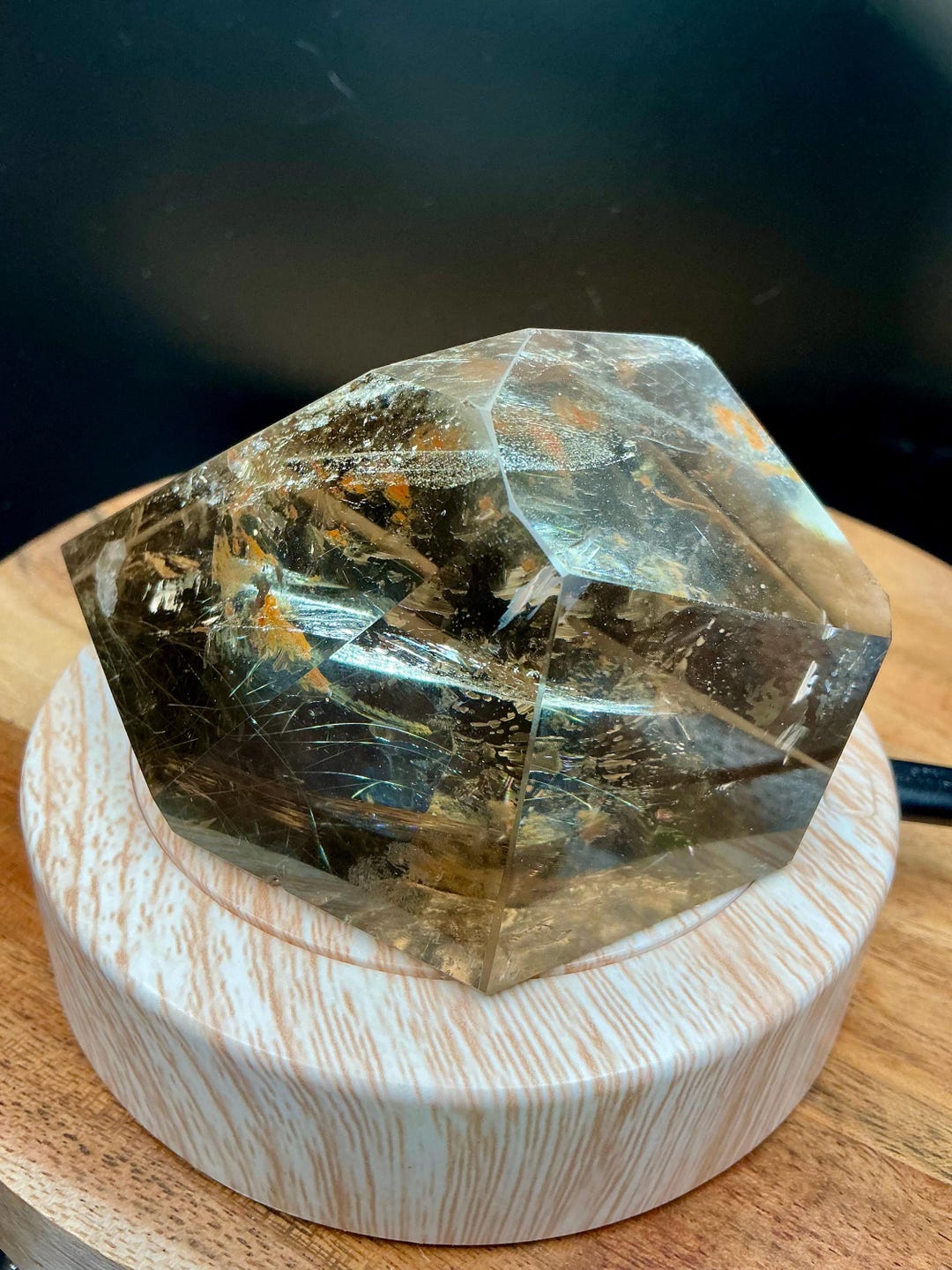 HQ Smoky Rutile Garden Quartz Freeform W Rainbow Flash - Etsy