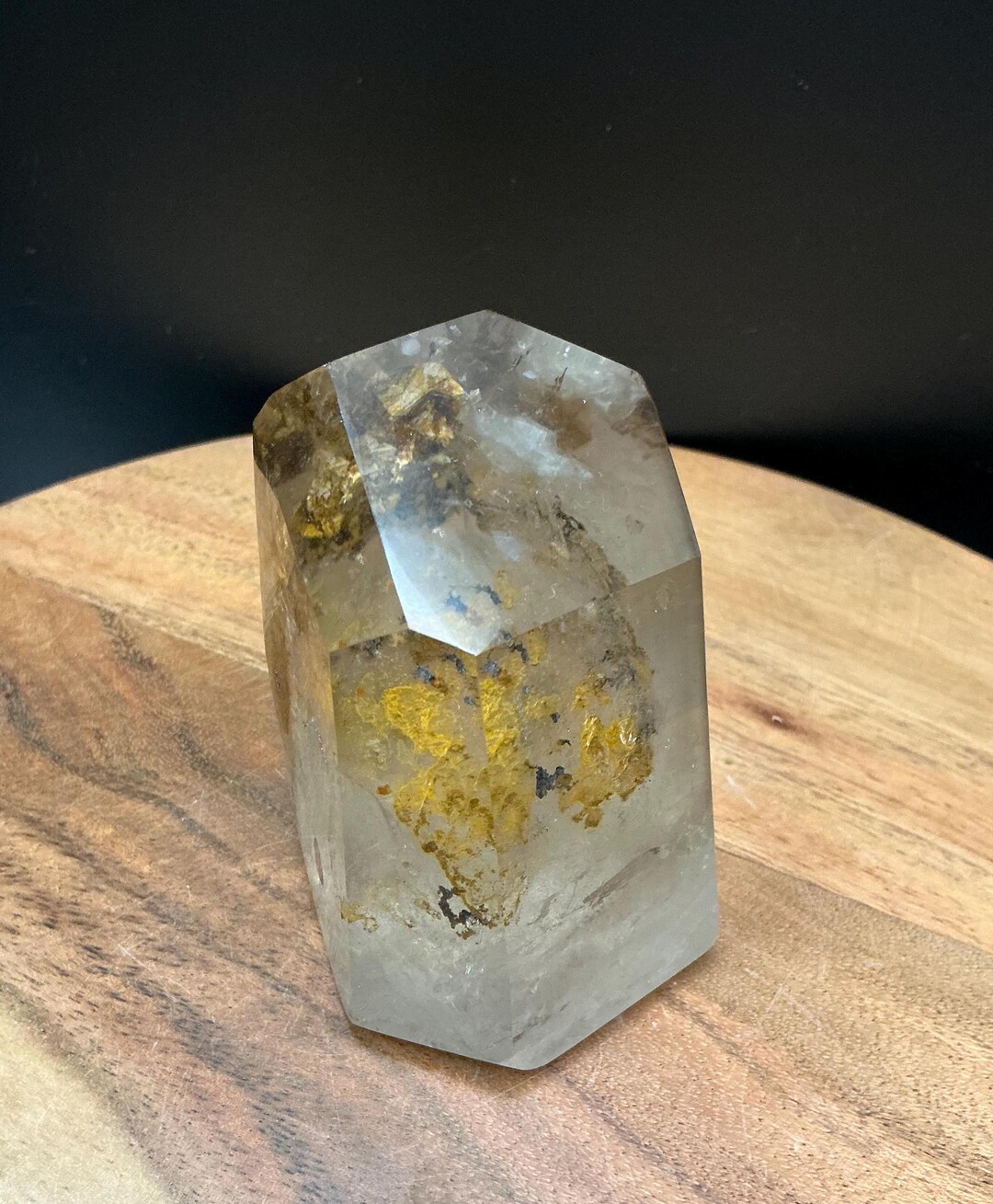 Dendritic Golden Healer Quartz Freeform Tower - Etsy