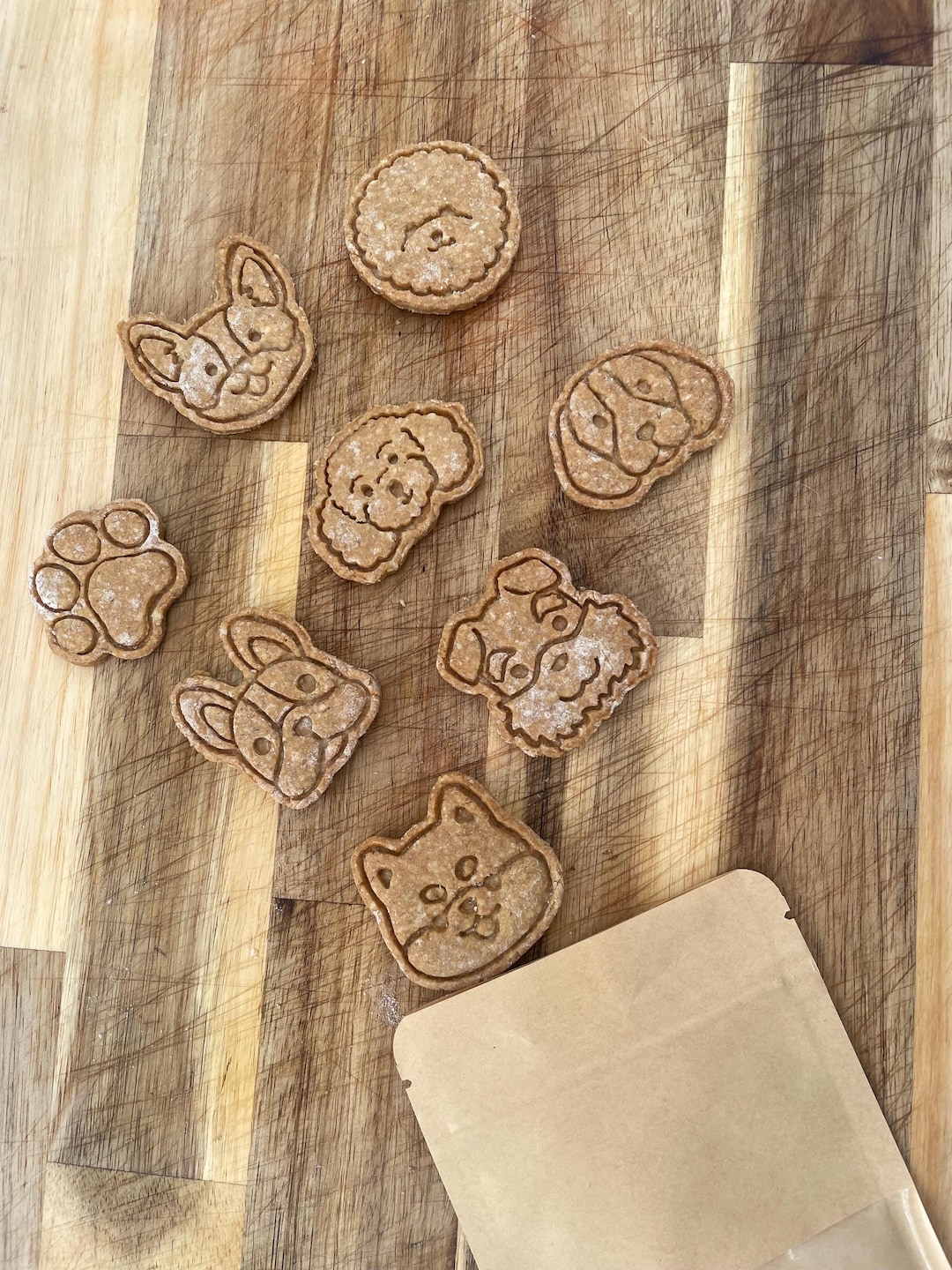 Barkin' Good Dog Faces Peanut Butter Flavor Treats Natural Dog Treats ...