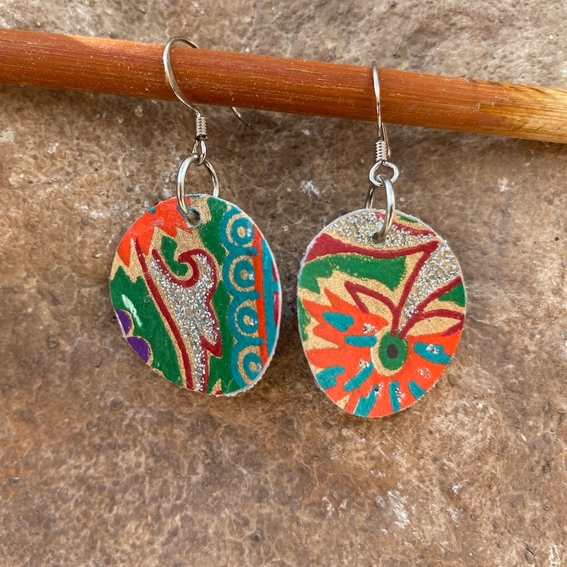 Paper Earrings - Etsy