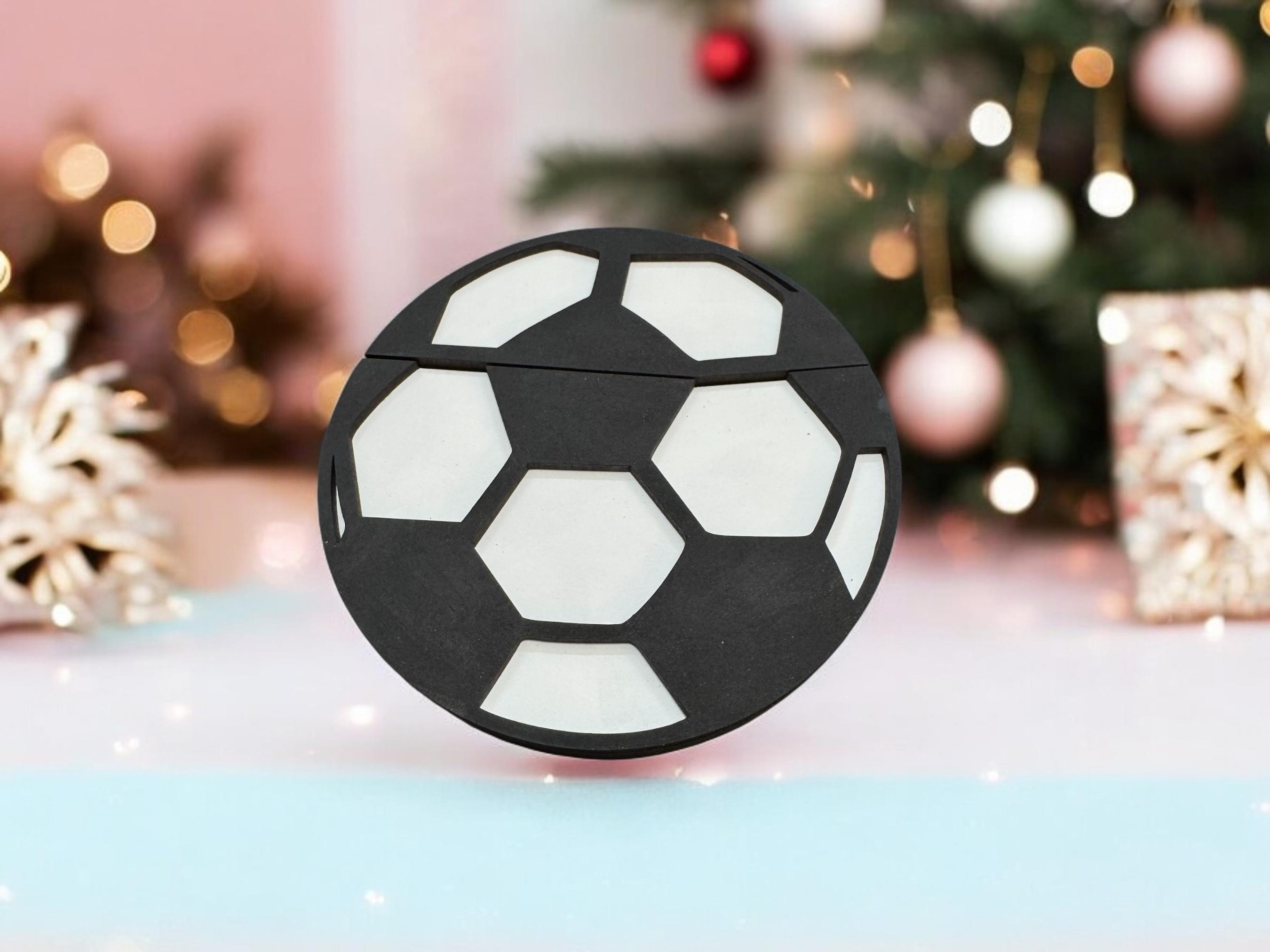 Wooden Soccer Balll Gift Card Holder | Soccer Coach Gift | Player ...
