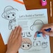 Printable Farmer Craft – Cut, Color & Glue Paper Activity for Kids | A4 ...