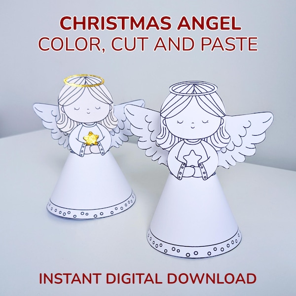 Kids Angel Template - Etsy UK
