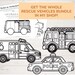 Printable Police Car Craft – Cut, Color and Glue Activity for Kids ...