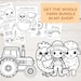 Printable Farmer Craft – Cut, Color & Glue Paper Activity for Kids | A4 ...