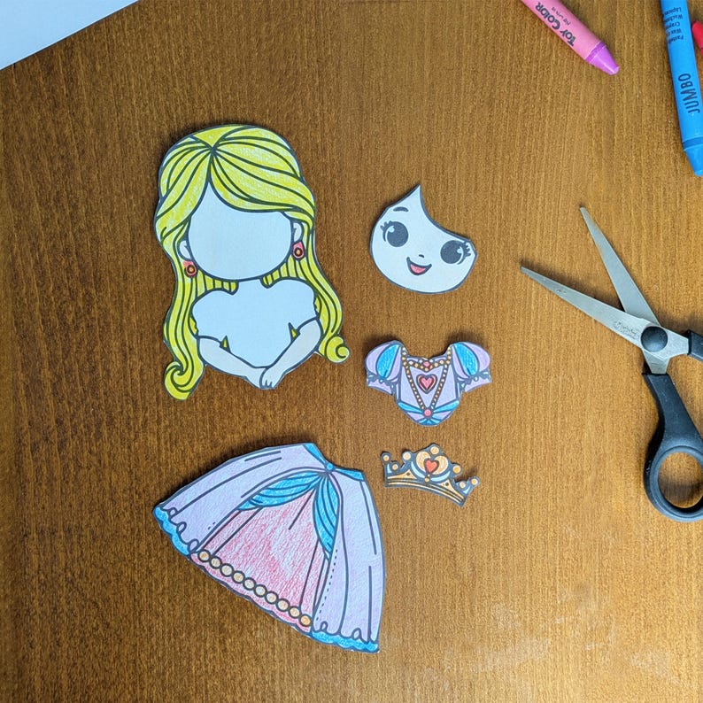 Fairytale Craft Bundle | Princess, Dragon and Castle Printable Set ...