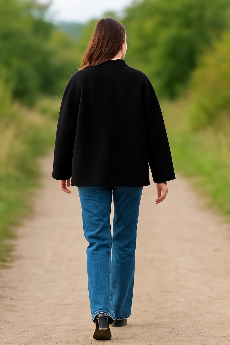 Oversized Wool Coat Sewing Pattern (S-3XL) (PDF) - Etsy