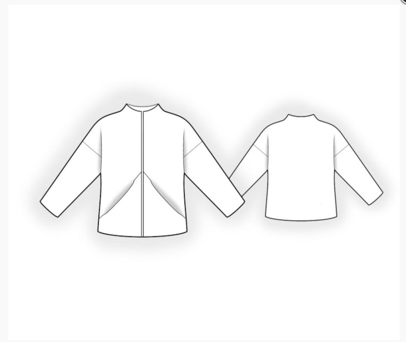 Oversized Wool Coat Sewing Pattern (S-3XL) (PDF) - Etsy