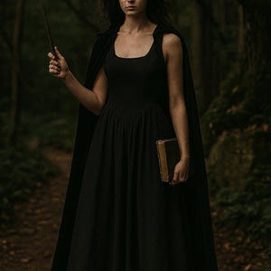 Witch Costume Dress Sewing Pattern: Renaissance Medieval Gown (PDF ...