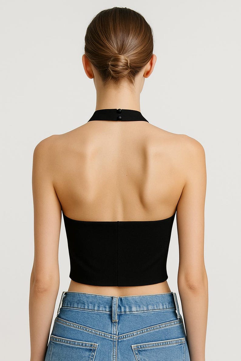 Halter Crop Top Sewing Pattern: Ladies Sizes S-3XL (a4/letter PDF ...