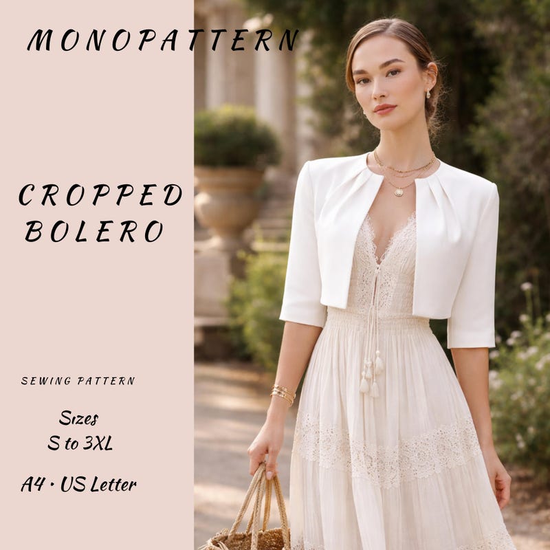 Crop Jacket Women Pattern - Etsy
