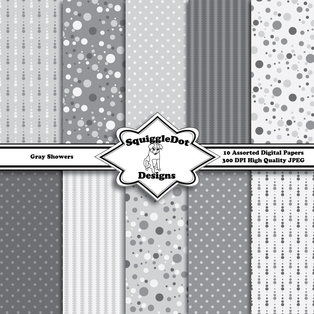 Digital Printable Paper for Cards, Crafts, Art and Scrapbooking Set of ...