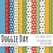 Dog Themed Digital Printable Paper for Cards, Crafts, Art and ...