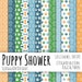 Dog Themed Digital Printable Paper for Cards, Crafts, Art and ...