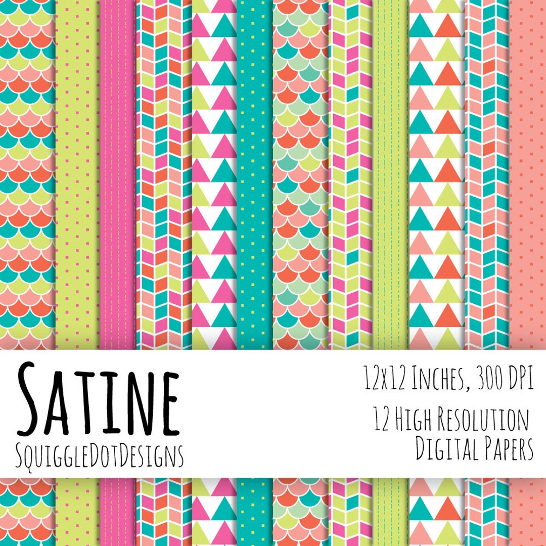 Geometric Digital Printable Paper for Cards, Crafts, Art and ...