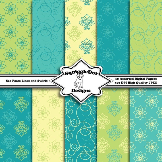 Digital Printable Paper for Cards Crafts Art and | Etsy