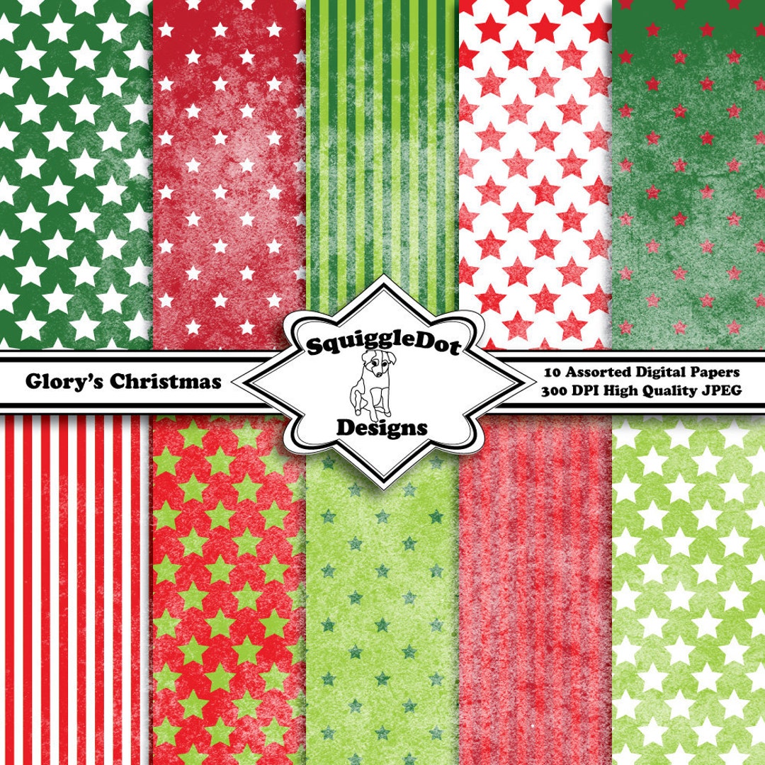 Papel Digital de Navidad Texturizado para Tarjetas, Artesanía, Arte y ...