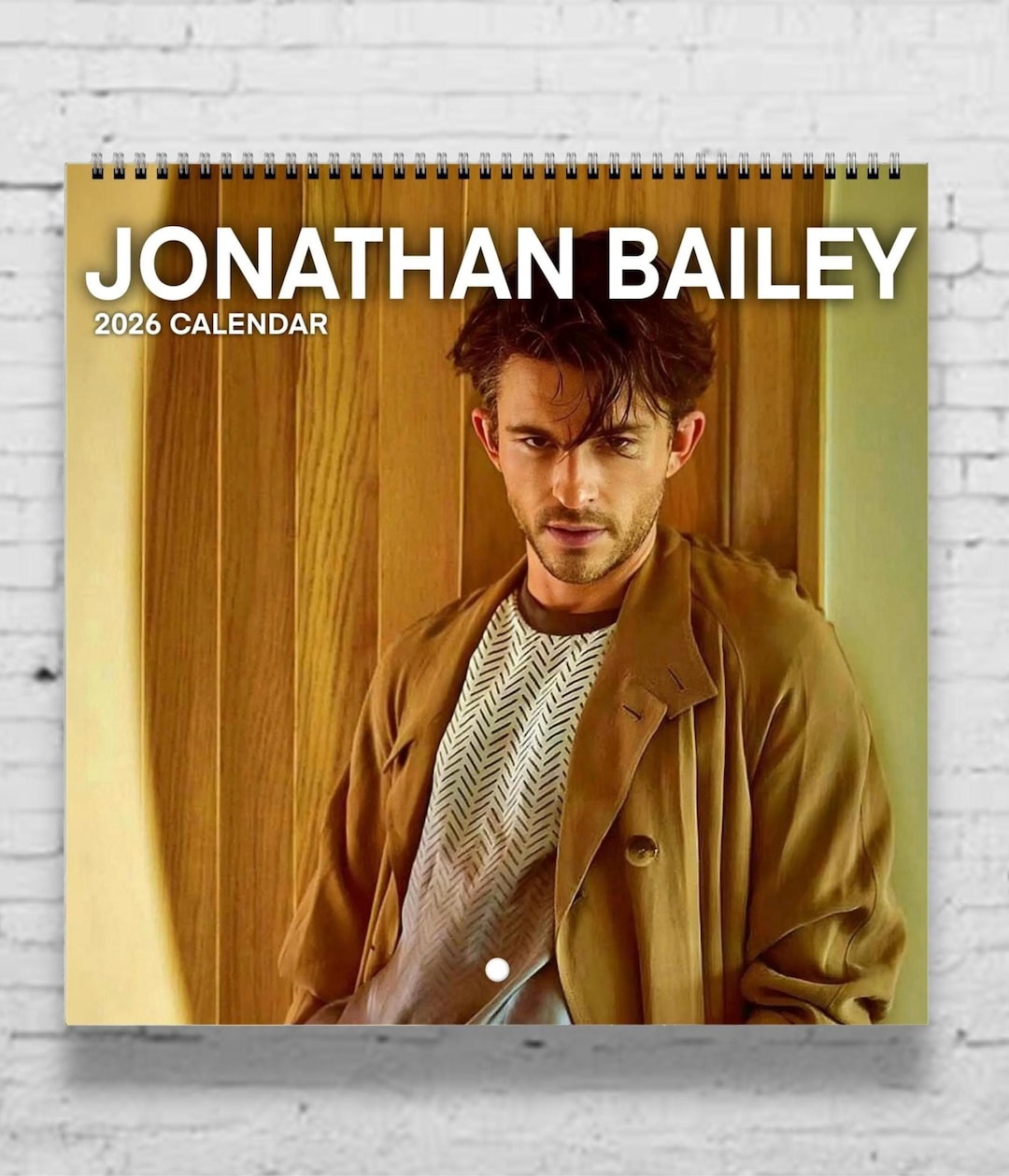 Jonathan Bailey 2026 Calendar | 2026 Wall Calendar | Bridgerton ...