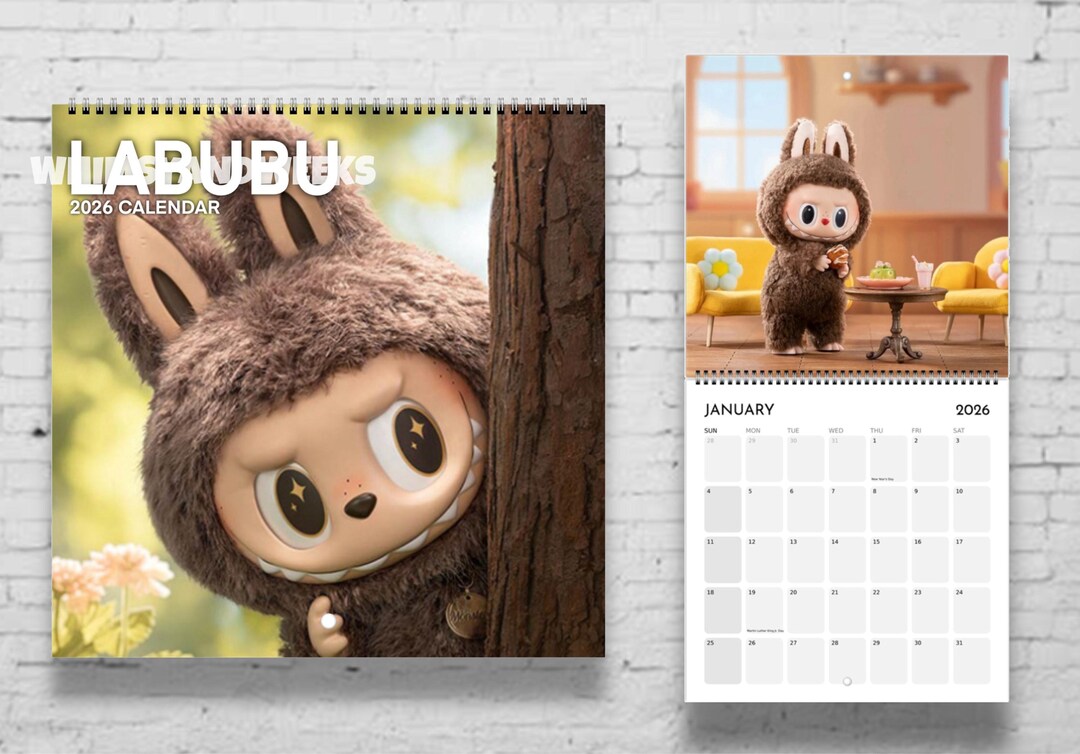Labubu 2026 Kalender | Labubu Kalender | Schmuckstücke | Labubu ...