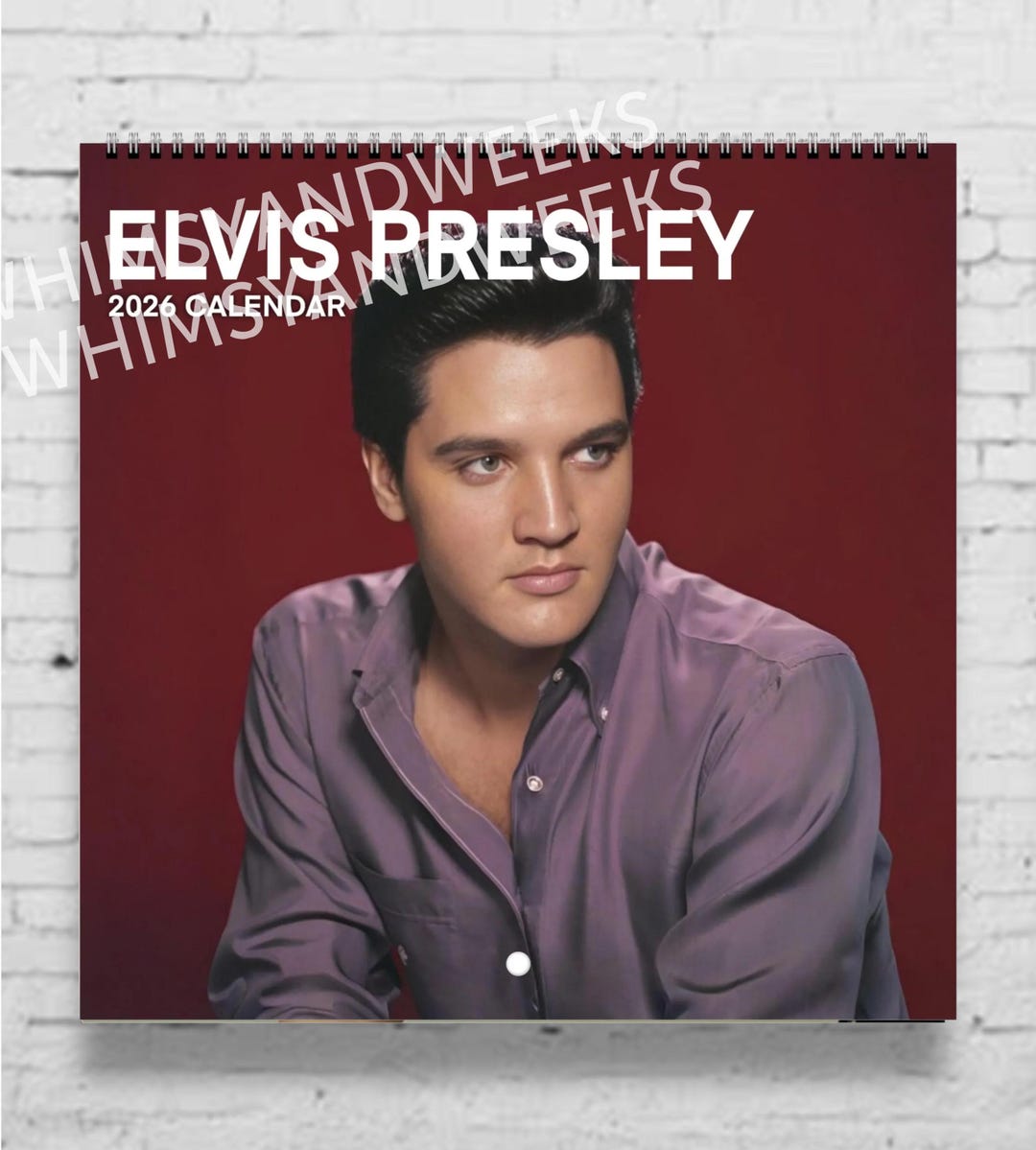 Elvis Presley 2026 Calendar | Celebrity Calendar | 2026 Calendar ...