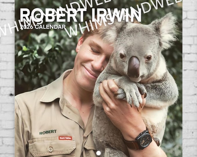 Robert Irwin Calendar | Wildlife Animal Calendar | 2026 Calendar ...