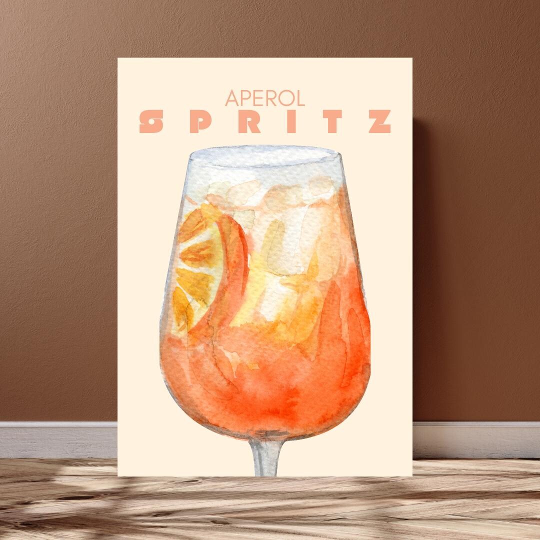 Aperol Spritz Wall Art Digital Prints - Etsy