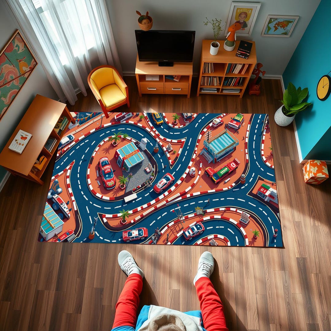 Car Racing Themed, Cars Rug, Car Design Rug, Car Themed Rug, Racing ...