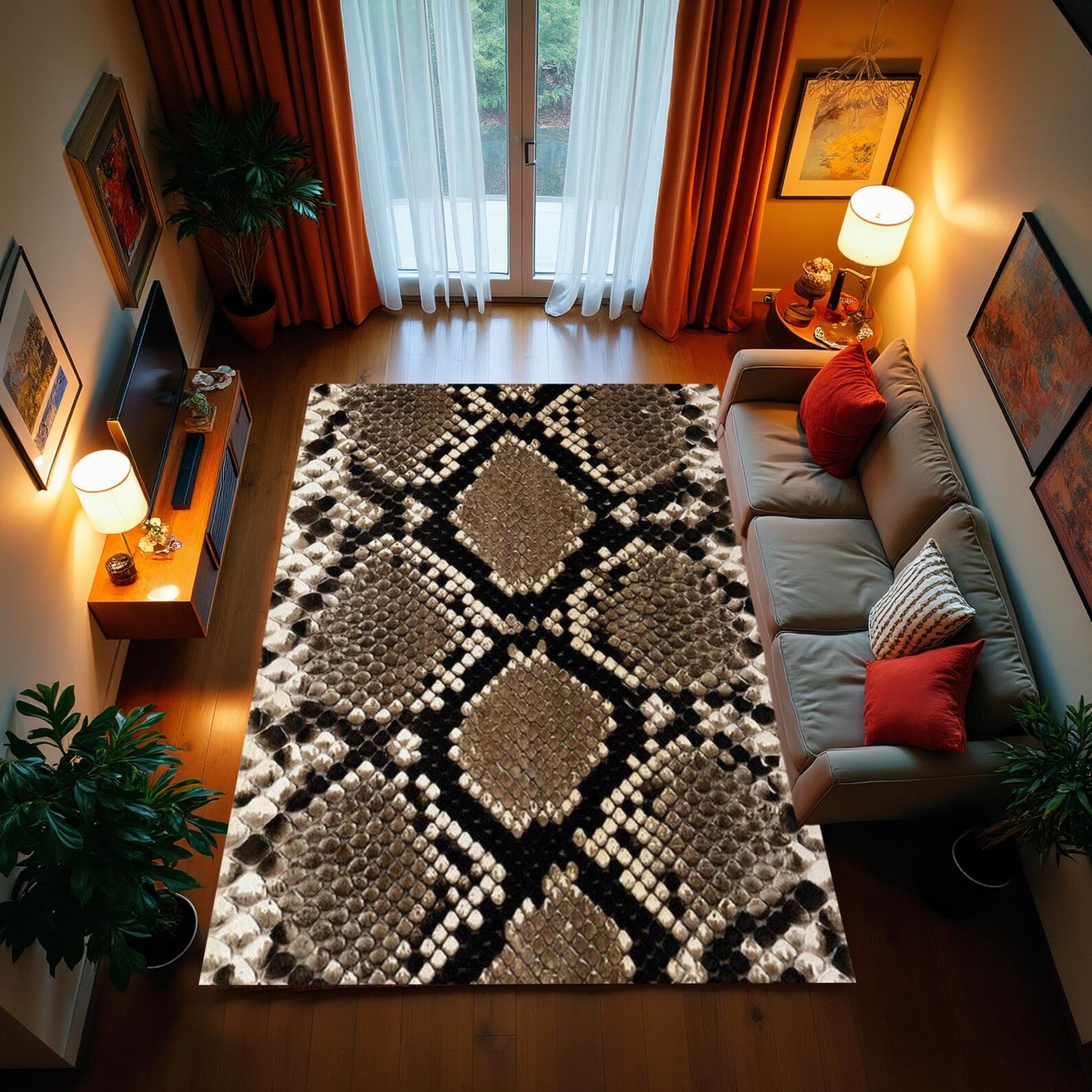 Snake Rug, Snake Skin, Snake Design Rug, Animals Rug, Animal Design Rug ...