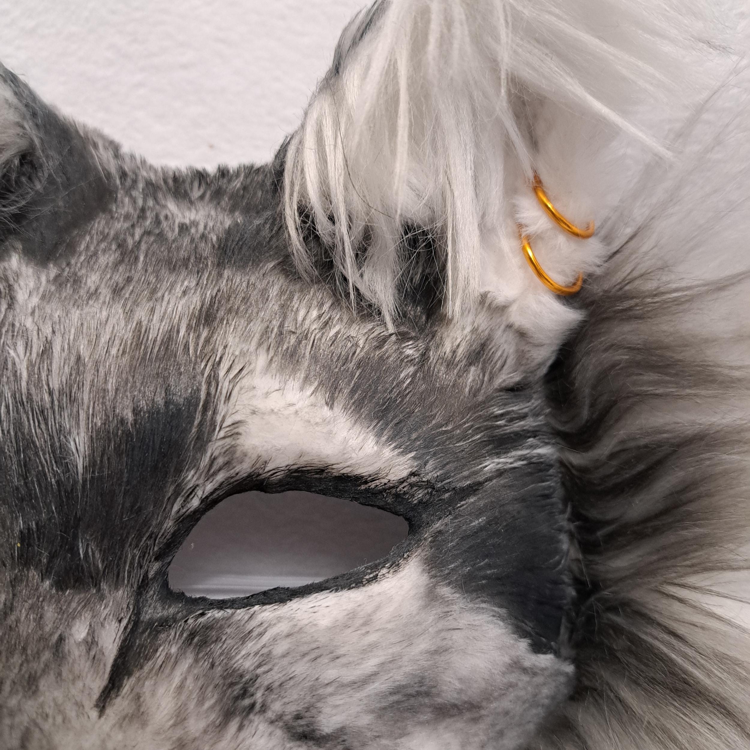 Handmade Therian Wolf Mask – Realistic Furry Costume for Cosplay ...