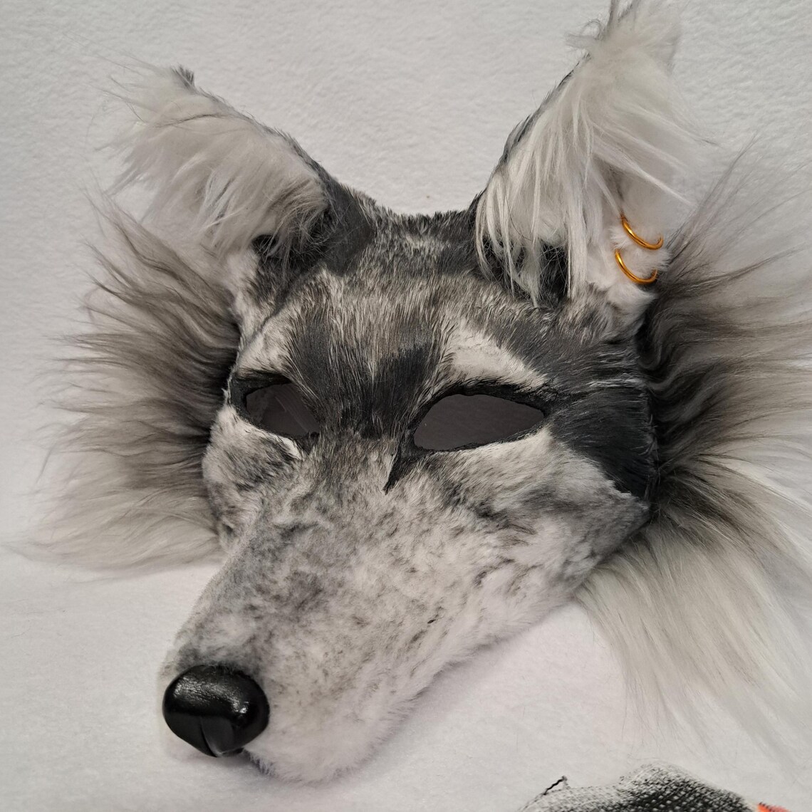 Handmade Therian Wolf Mask – Realistic Furry Costume for Cosplay ...