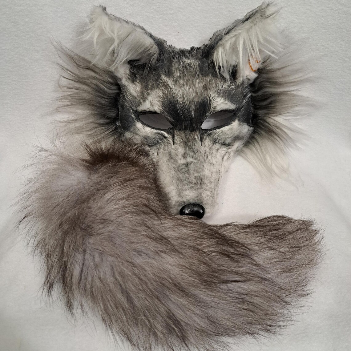Handmade Therian Wolf Mask – Realistic Furry Costume for Cosplay ...