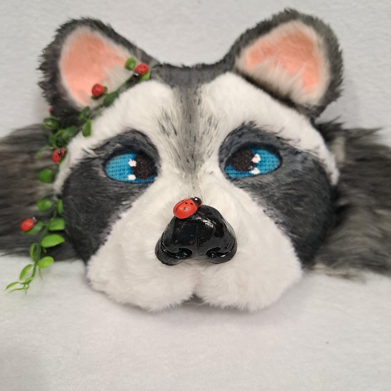Raccoon Mask - Etsy