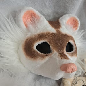 Therian Ferret Mask Set - Handmade Furry Costume With Tail, Paws, and ...
